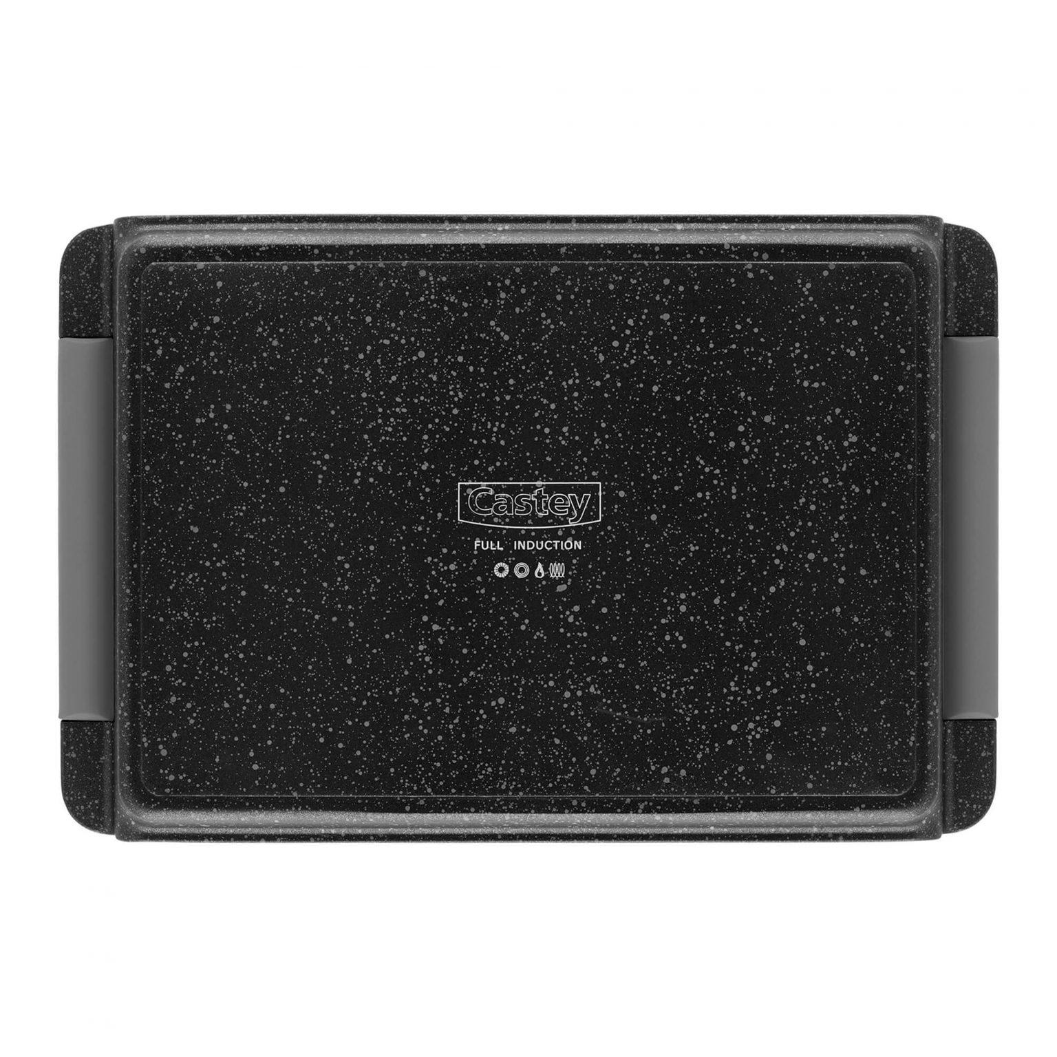 Asador Bandeja Castey Vulcano de Aluminio Fundido con Antiadherente con ...